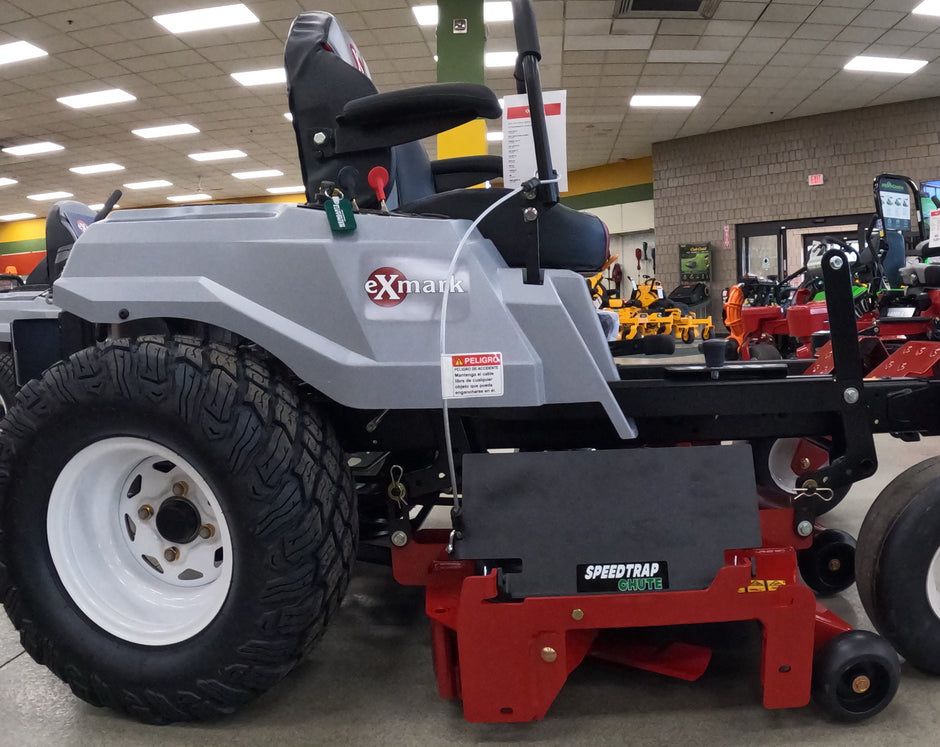 Exmark® Chute Blockers | Speedtrap Chute – Speedtrap Chute LLC