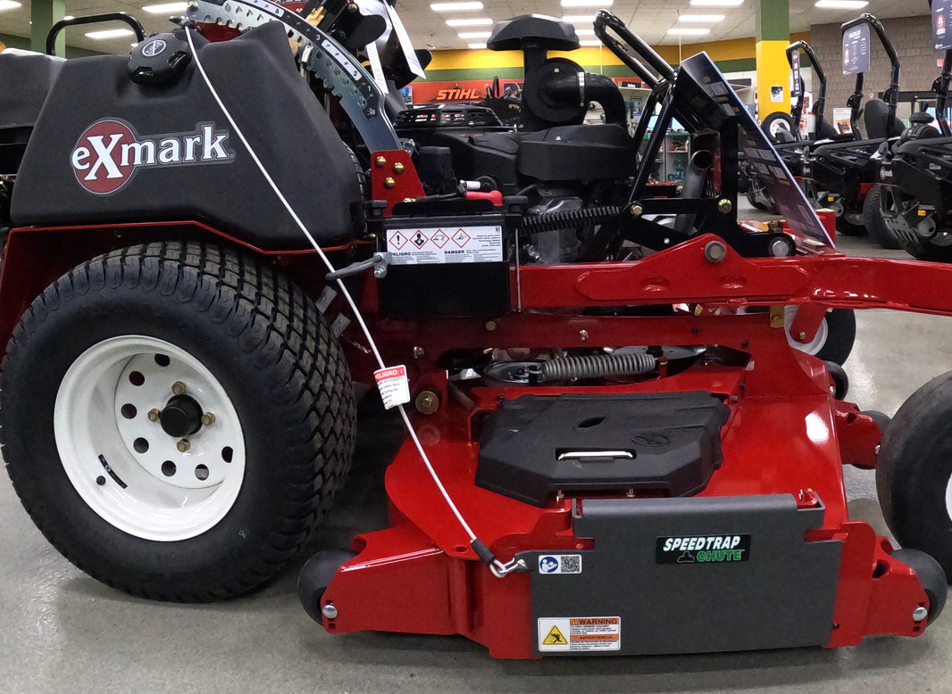 Exmark® Chute Blockers | Speedtrap Chute – Speedtrap Chute LLC