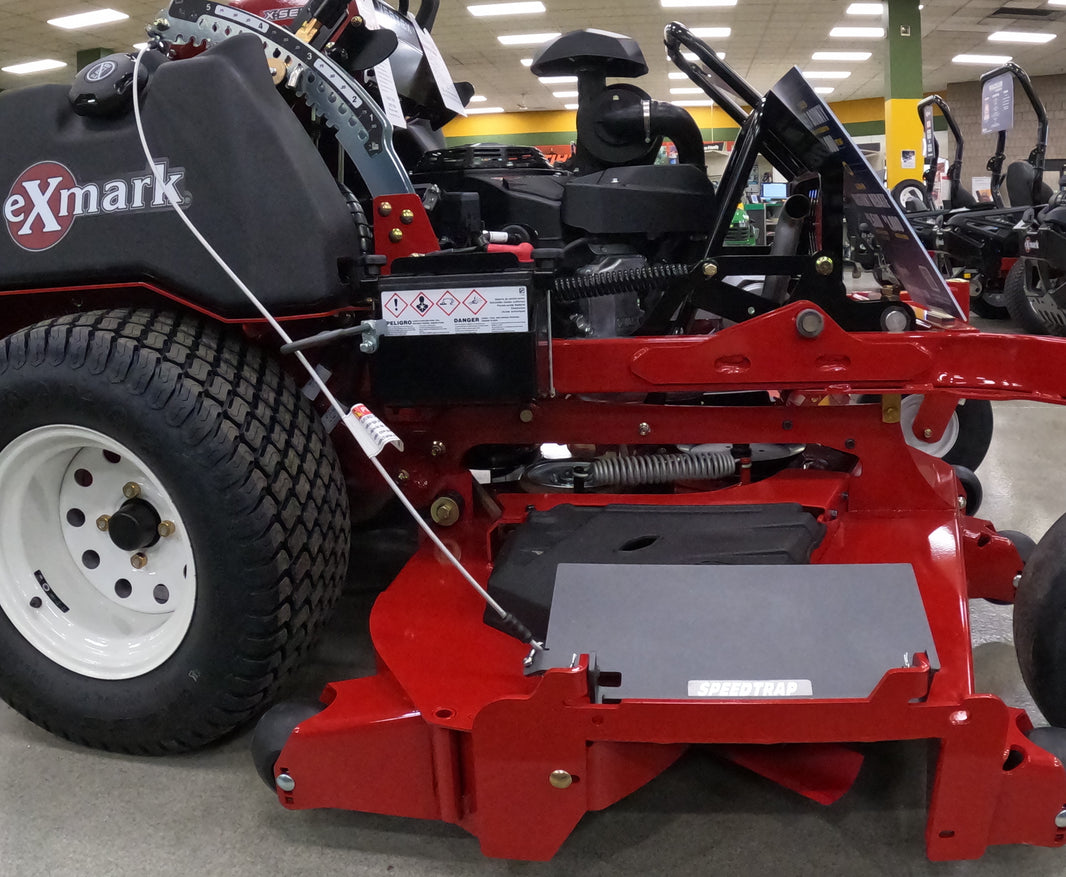 Exmark® Chute Blockers | Speedtrap Chute – Speedtrap Chute LLC
