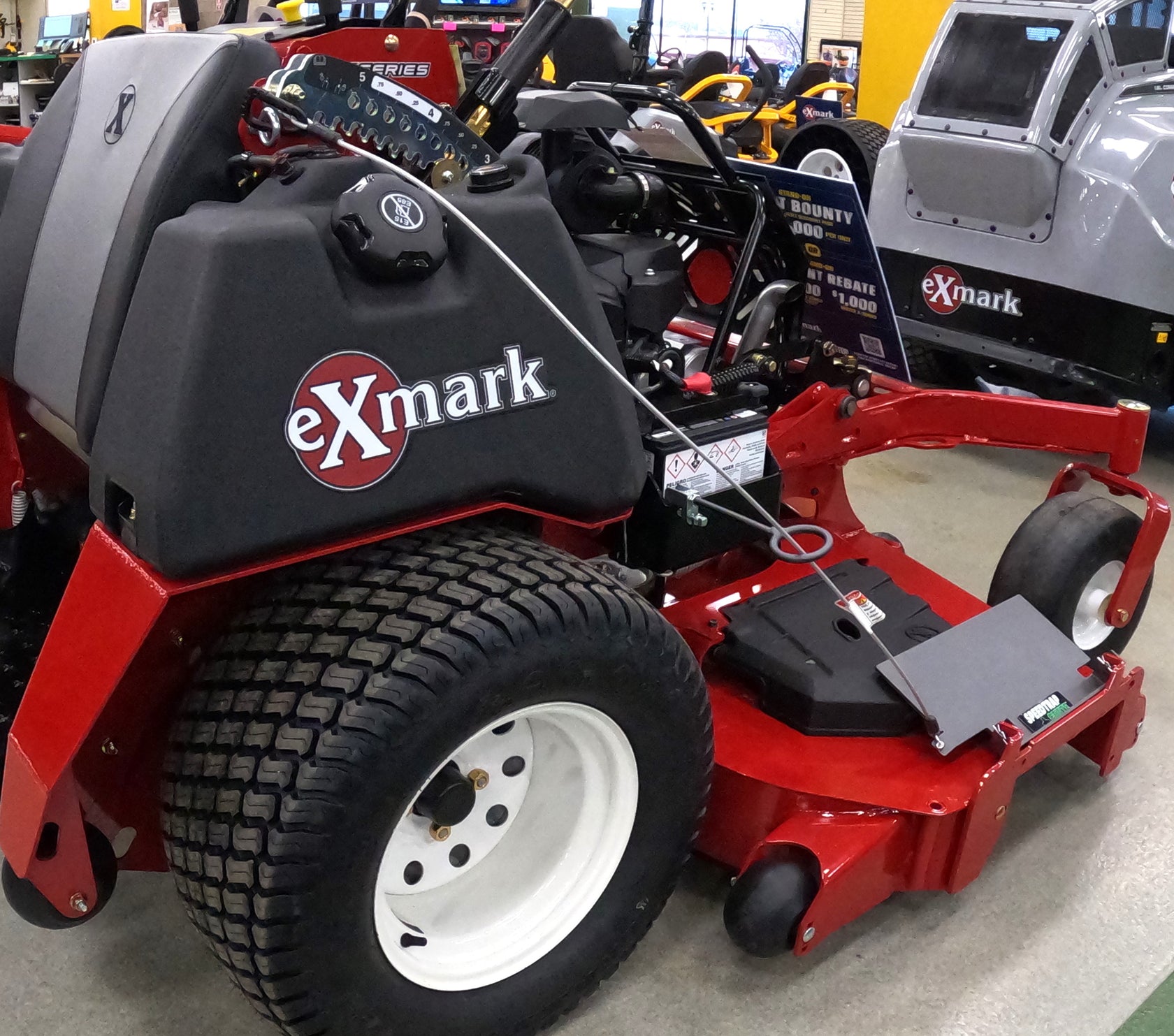 Speedtrap® Chute Blocker Exmark® Vertex® X Series – Speedtrap Chute LLC