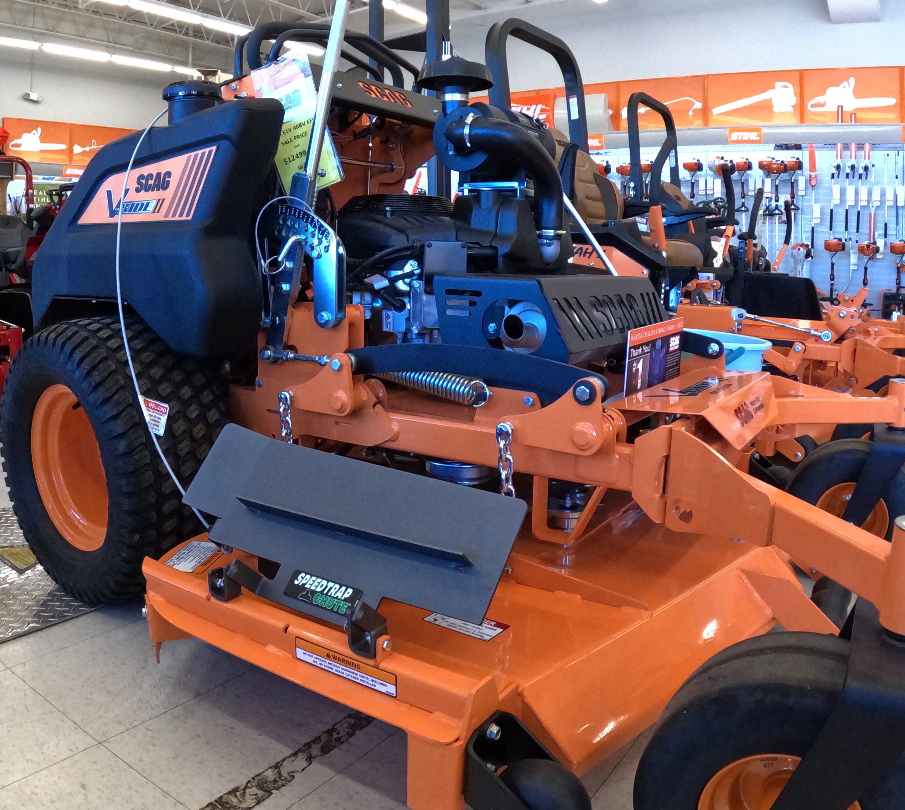 Speedtrap® Chute Blocker Scag® V-Ride II™ 48”, 52",& 61" – Speedtrap ...