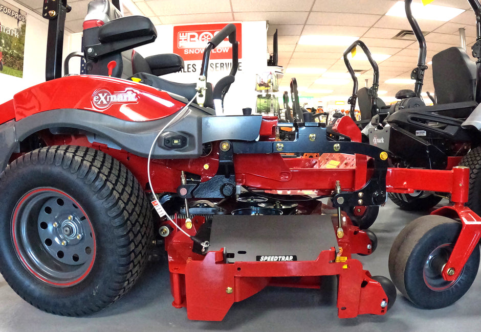 Exmark® Chute Blockers | Speedtrap Chute – Speedtrap Chute LLC