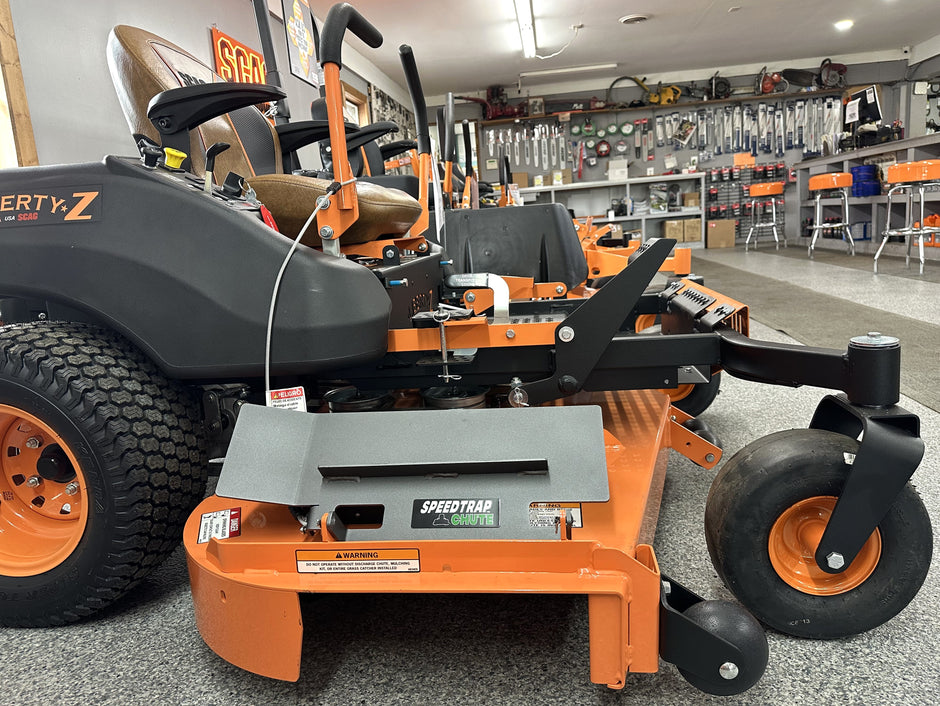 Scag® Chute Blockers | Speedtrap Chute – Speedtrap Chute LLC