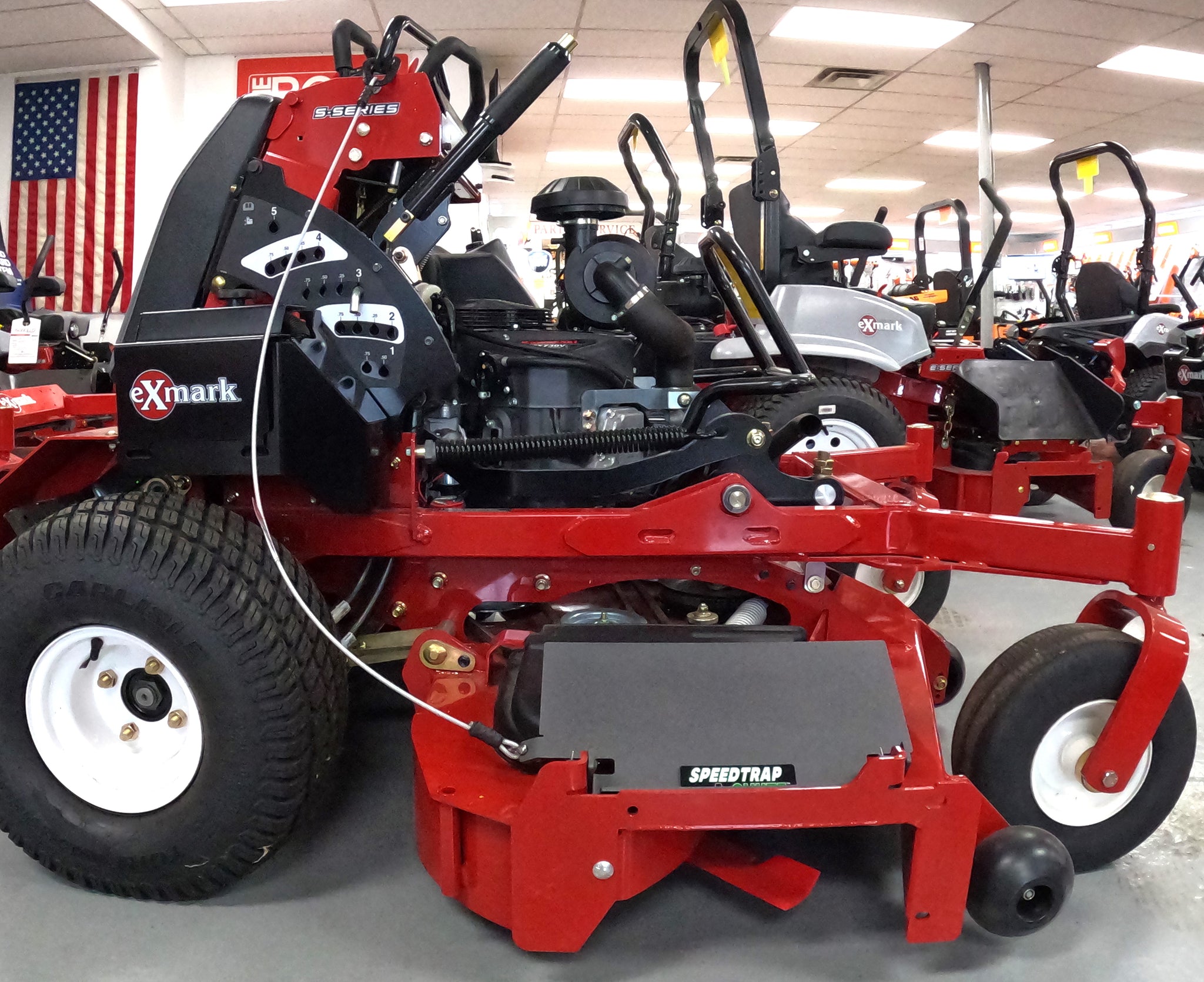 Speedtrap® Chute Blocker Exmark® Vertex® S Series – Speedtrap Chute LLC