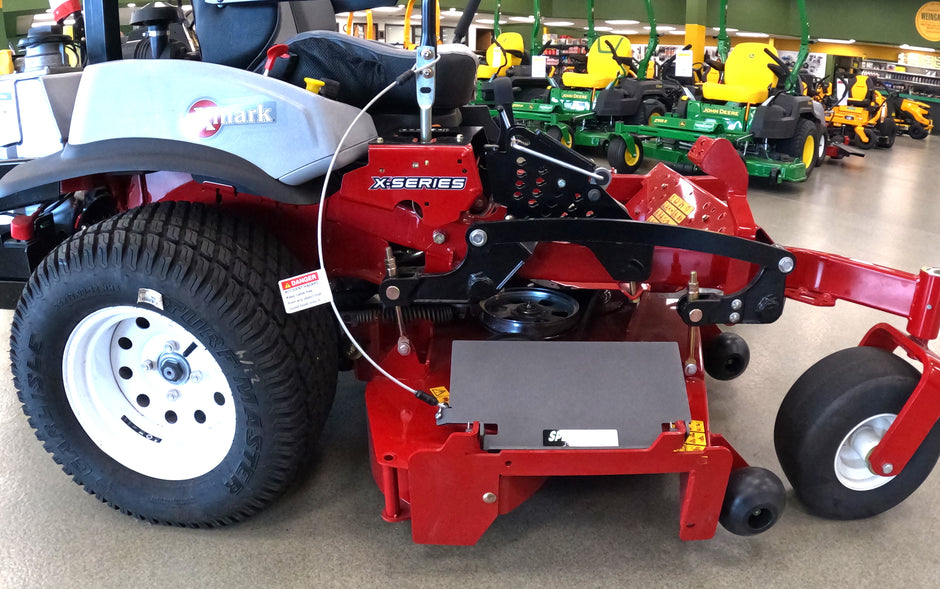 Exmark® Chute Blockers | Speedtrap Chute – Speedtrap Chute LLC