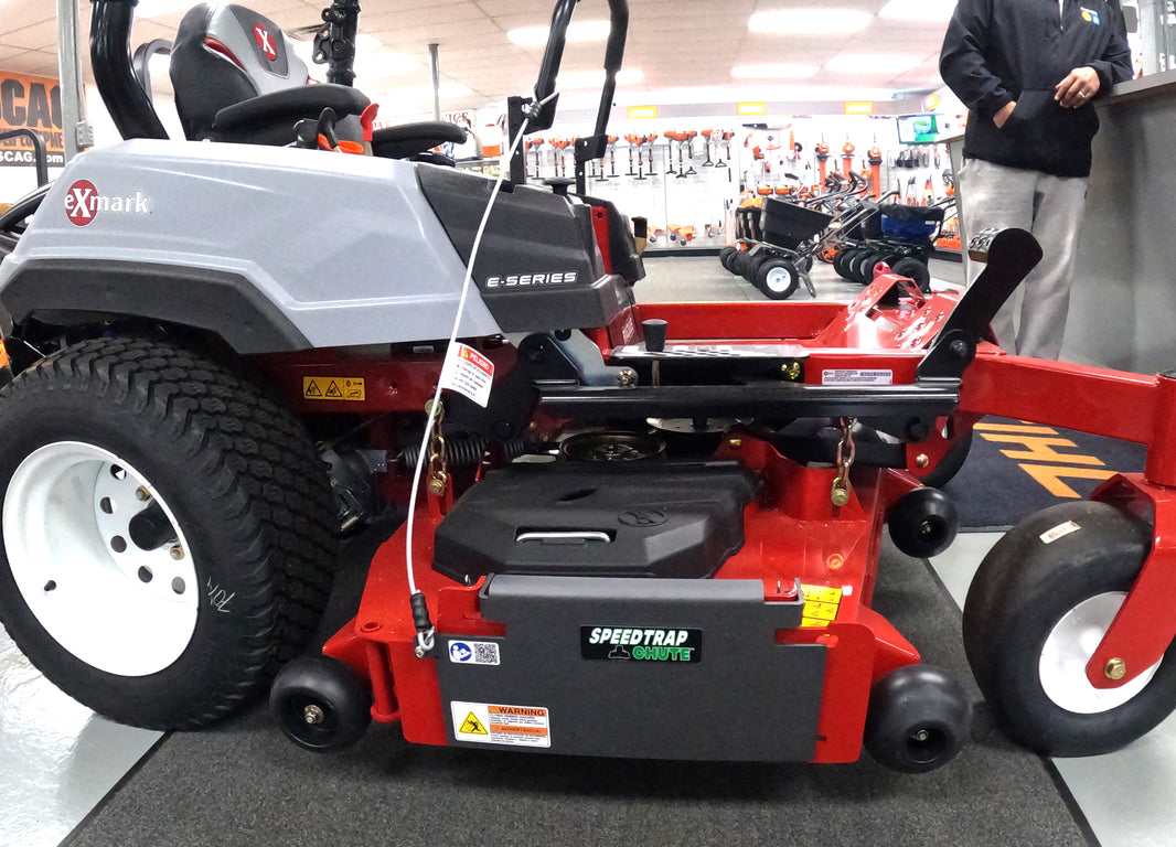 Exmark® Chute Blockers | Speedtrap Chute – Speedtrap Chute LLC