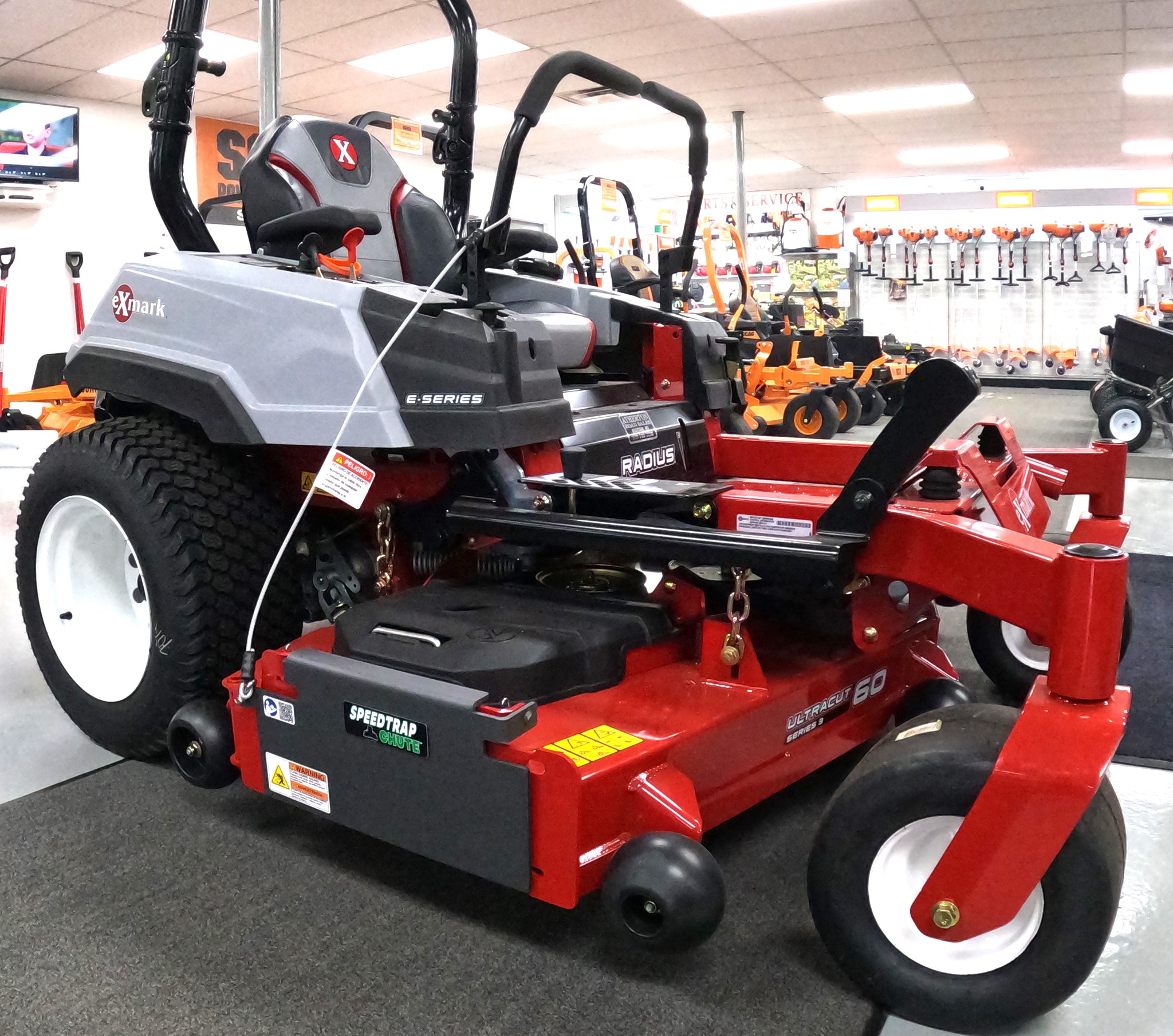 Speedtrap® Chute Blocker Exmark® Radius® E/S Series – Speedtrap Chute LLC